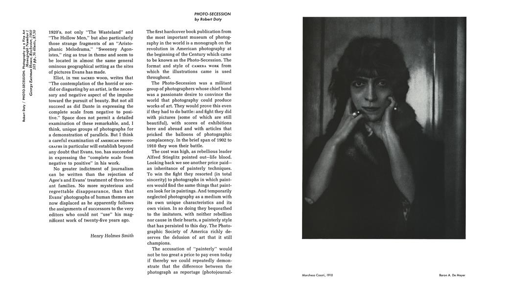 The Photo-Secession | Aperture | Winter 1960