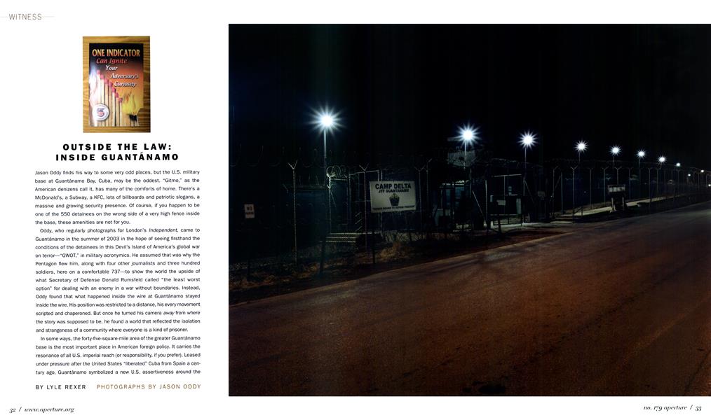 Outside The Law: Inside Guantánamo | Aperture | Summer 2005