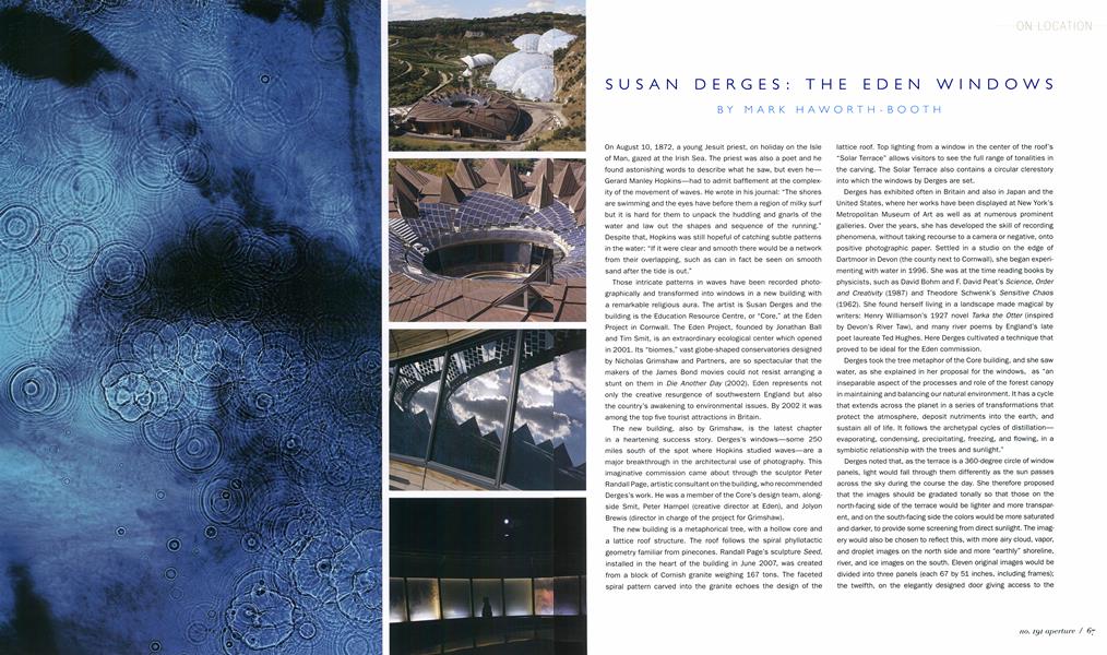 Susan Derges: The Eden Windows | Aperture | Summer 2008