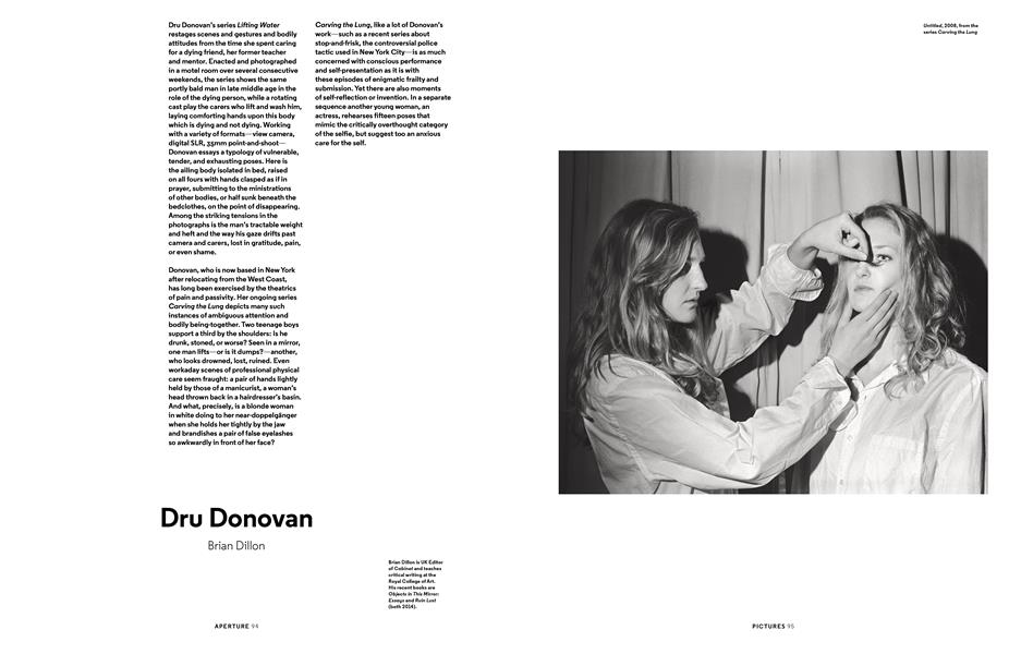 Dru Donovan | Aperture | Winter 2015