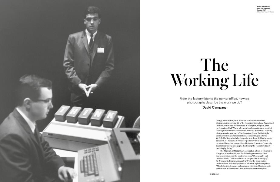 The Working Life | Aperture | Spring 2017
