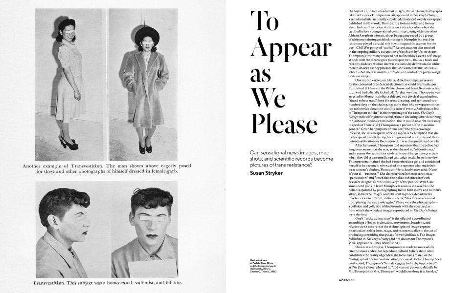 To Appear As We Please | Aperture | Winter 2017