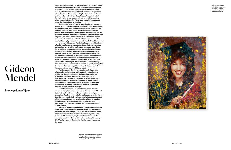 Gideon Mendel | Aperture | Spring 2019
