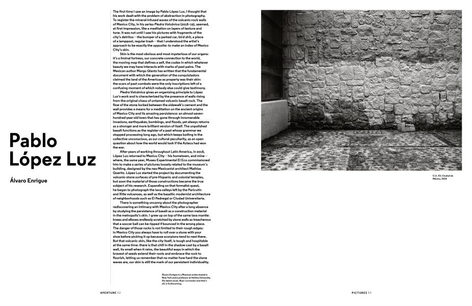 Pablo López Luz | Aperture | Fall 2019