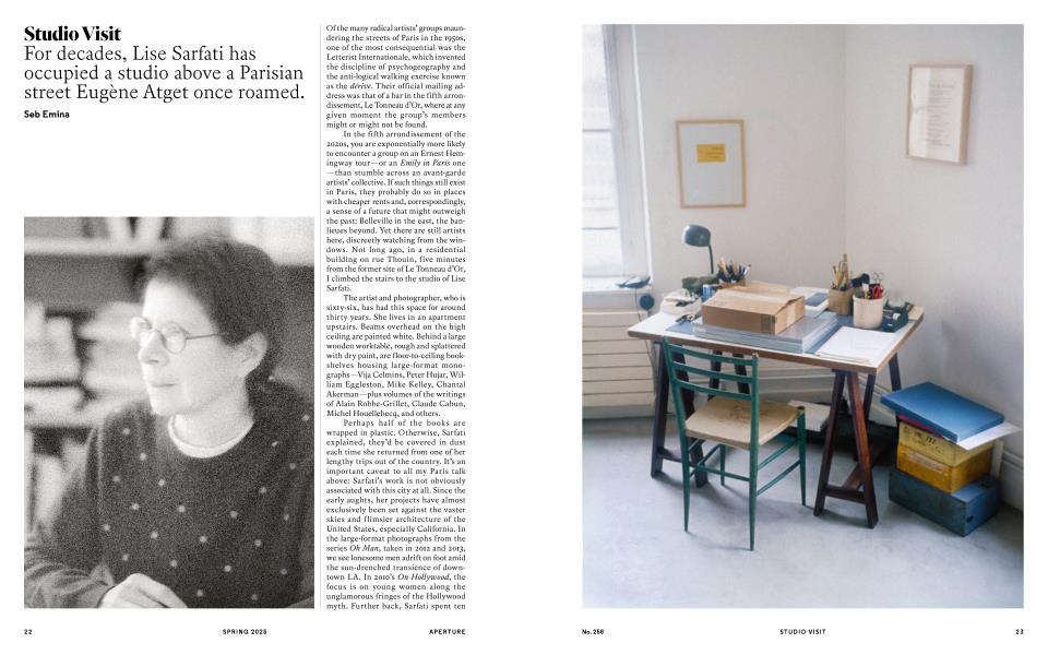 Studio Visit | Aperture | SPRING 2025