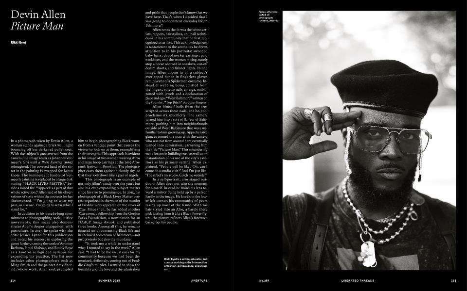 Devin Allen | Aperture | SUMMER 2025